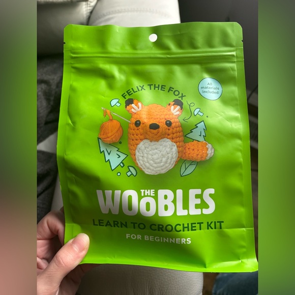 woobles | Other | Woobles Felix The Fox Learn To Crochet Kit | Poshmark